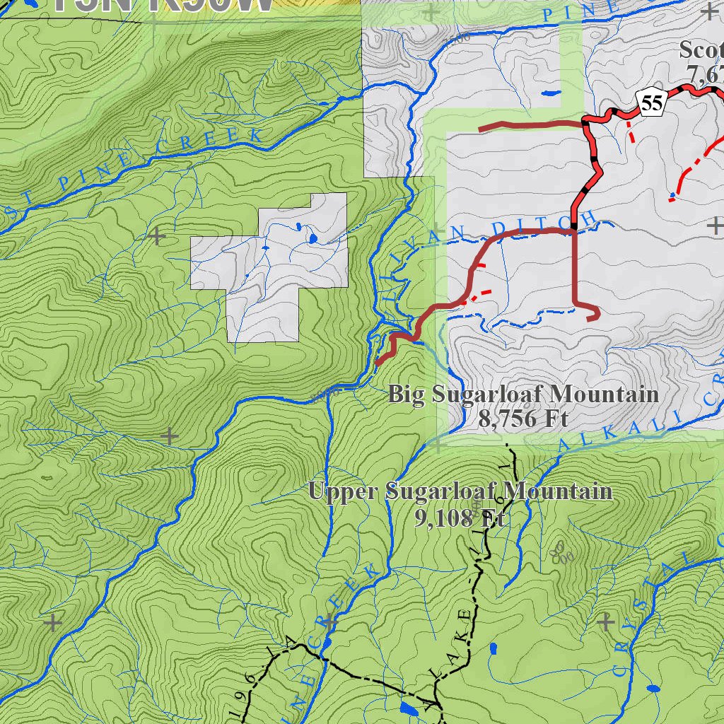 Colorado GMU 12 Topographic Hunting Map by DIY Hunting Maps | Avenza Maps