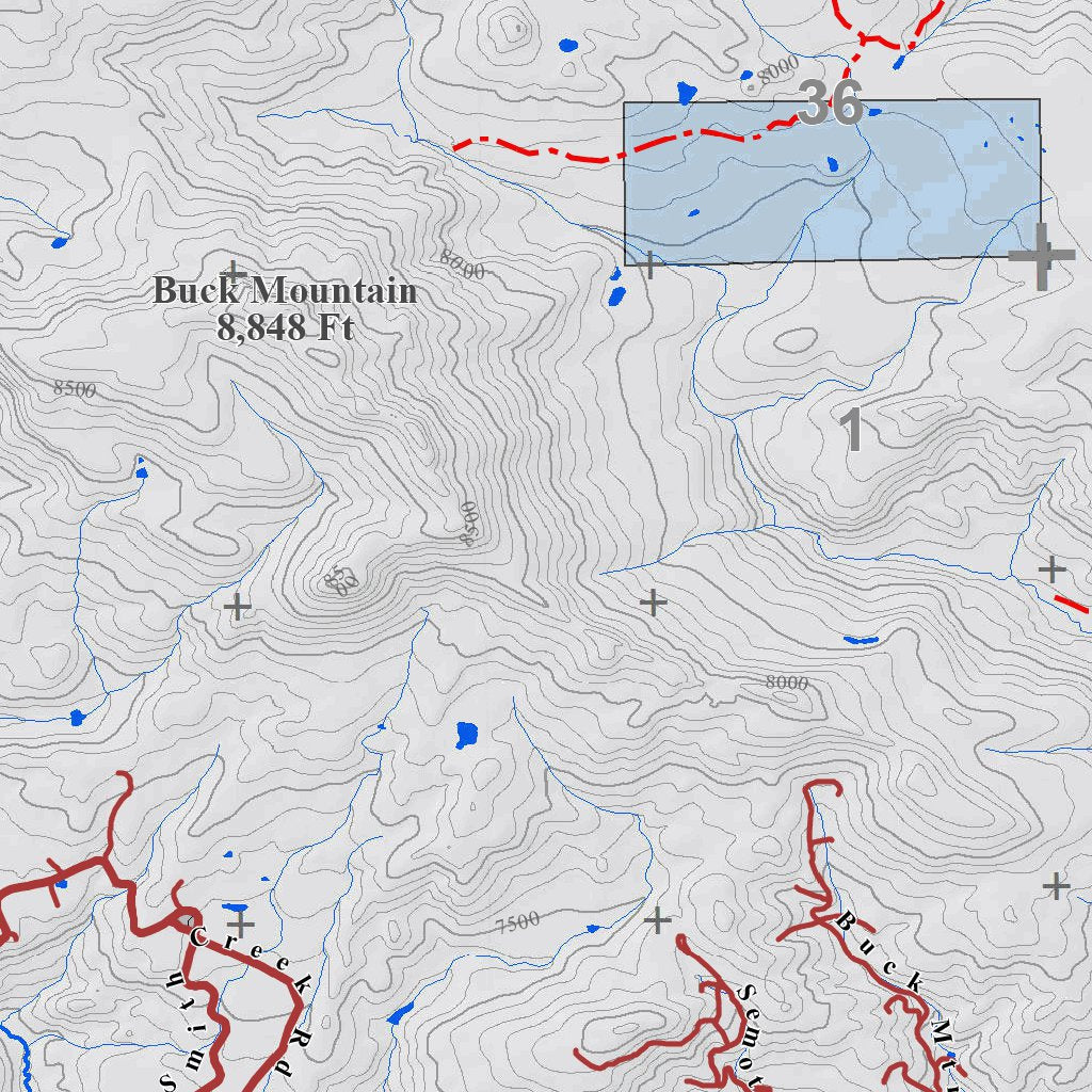 Colorado GMU 214 Topographic Hunting Map by DIY Hunting Maps | Avenza Maps