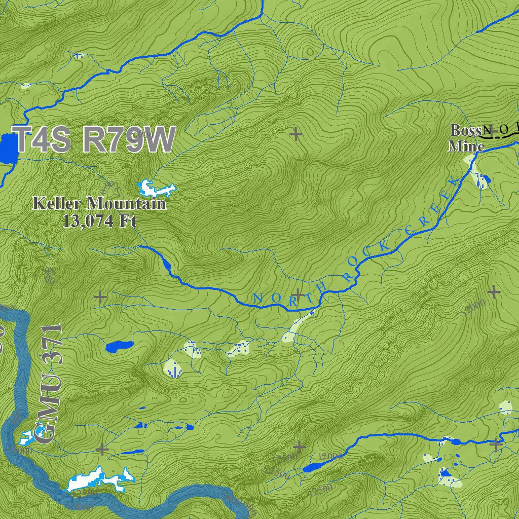 Colorado GMU 371 Topographic Hunting Map by DIY Hunting Maps | Avenza Maps