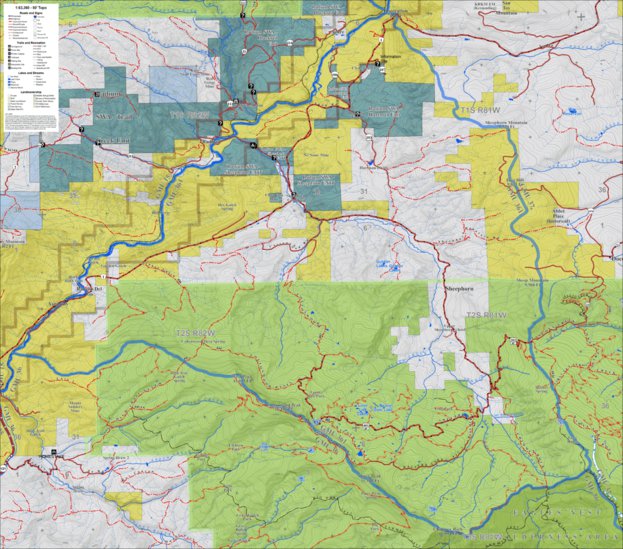 Colorado GMU 361 Topographic Hunting Map by DIY Hunting Maps | Avenza Maps