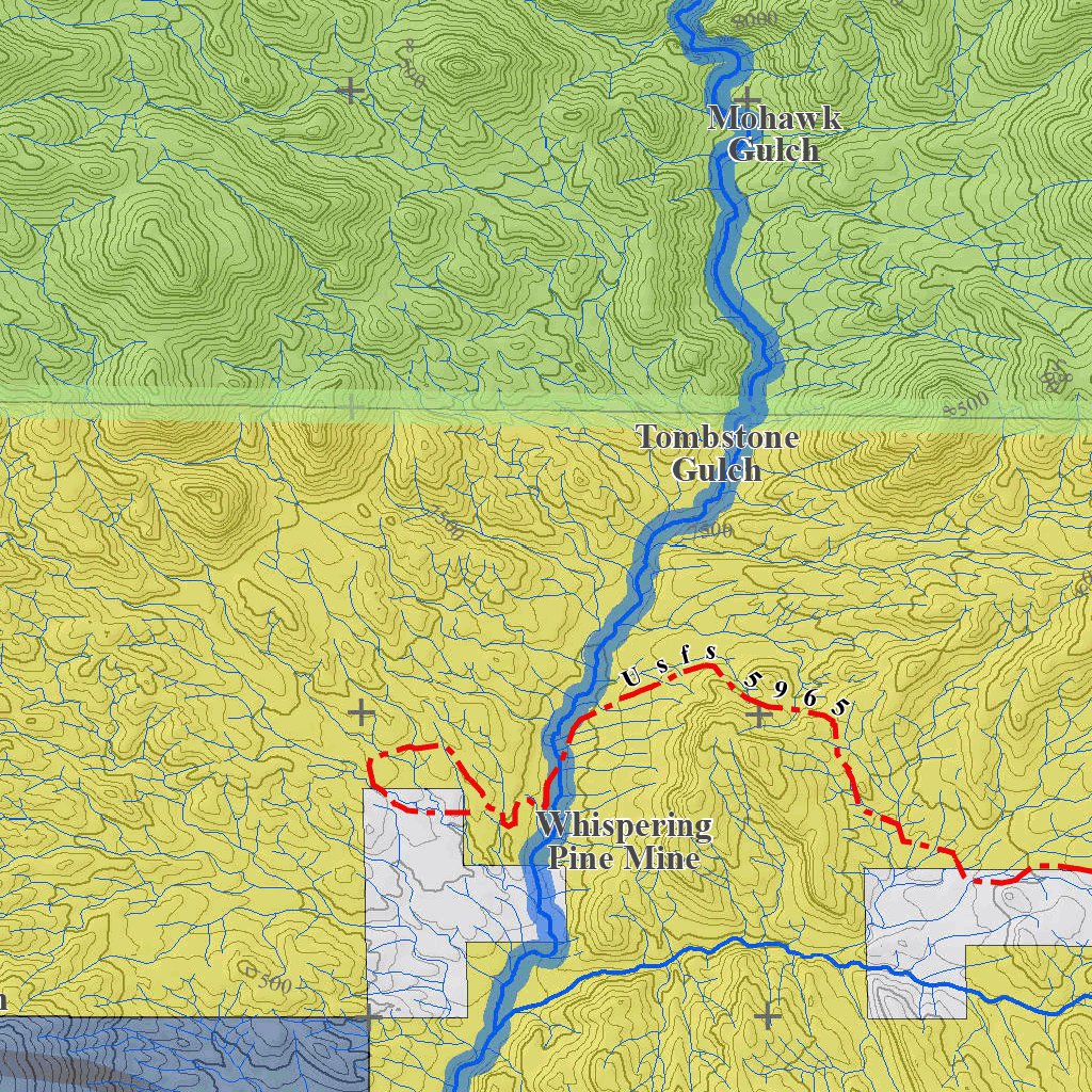 Colorado GMU 58 Topographic Hunting Map by DIY Hunting Maps | Avenza Maps