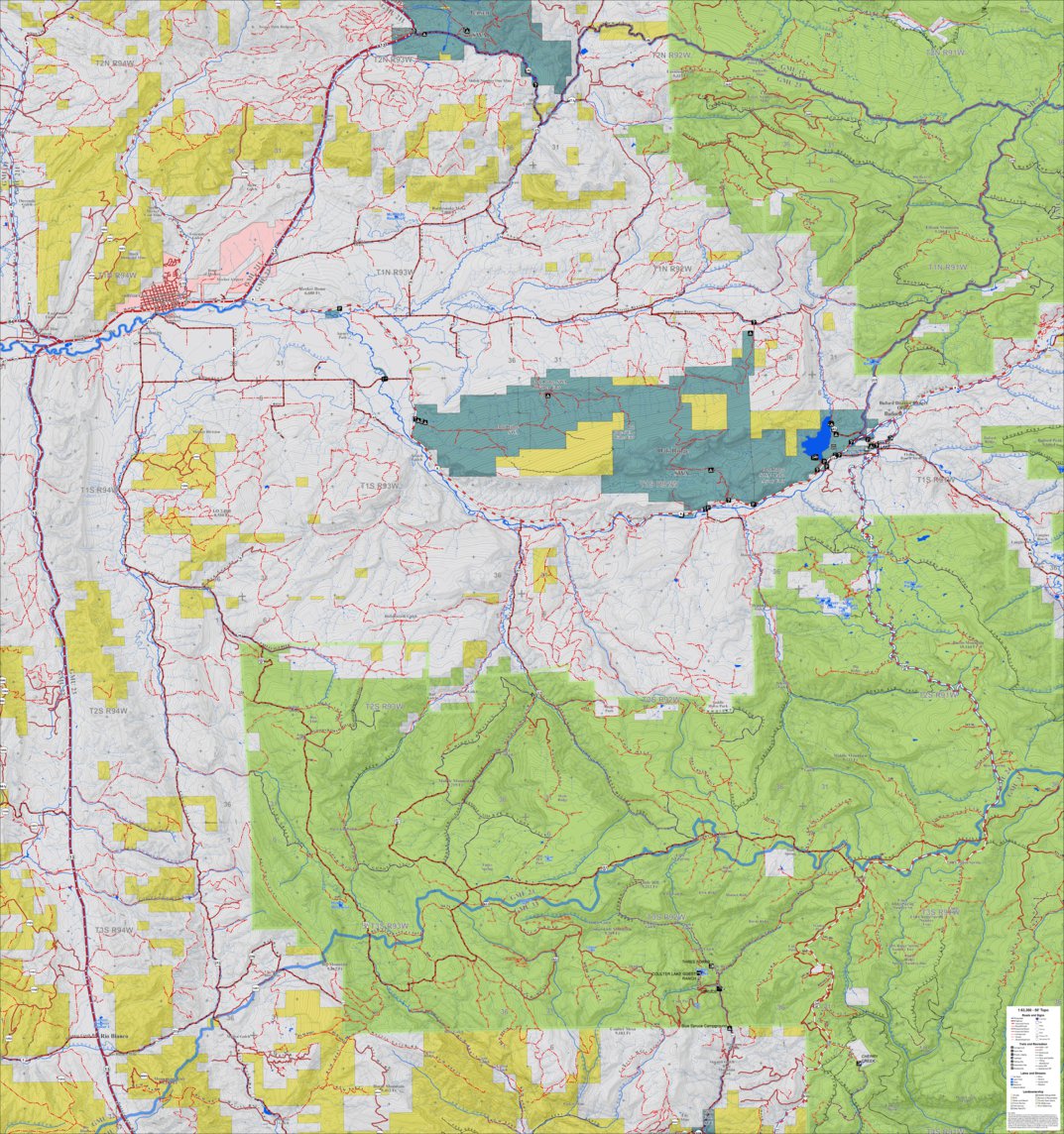 Colorado Gmu 231 Map 24 X 36 / Folded Waterproof Cover Colorado GMU 14 ...