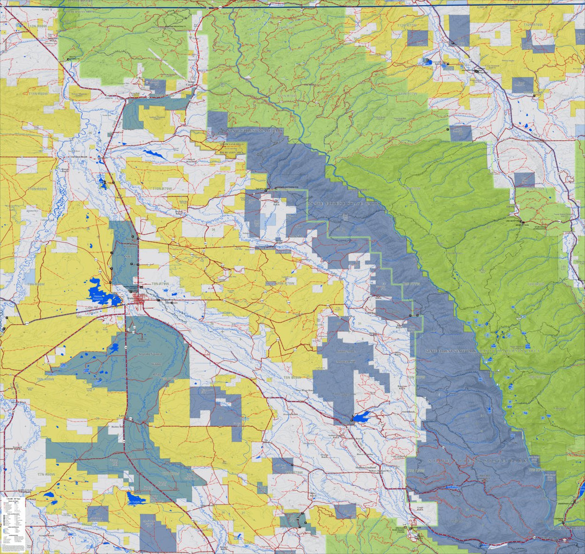 Colorado GMU 6 Topographic Hunting Map by DIY Hunting Maps | Avenza Maps