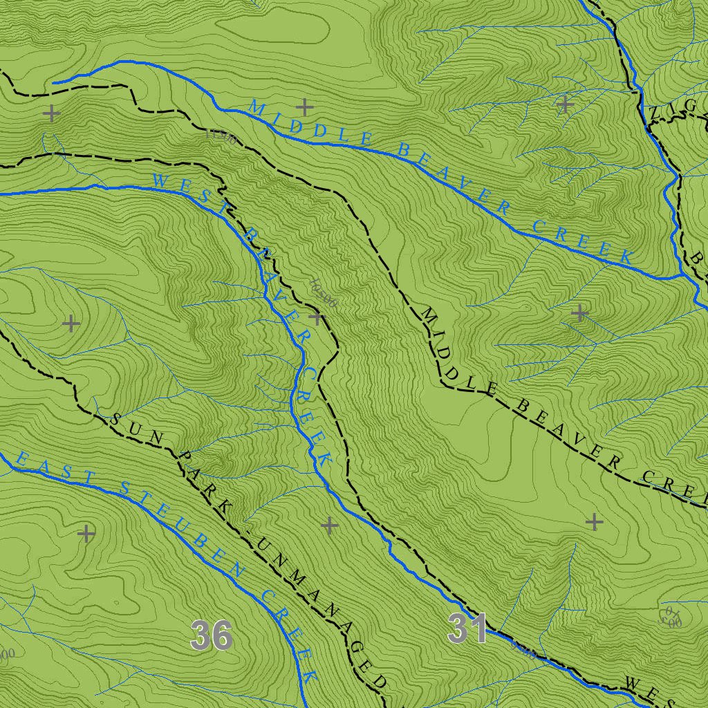 Colorado GMU 54 Topographic Hunting Map by DIY Hunting Maps | Avenza Maps
