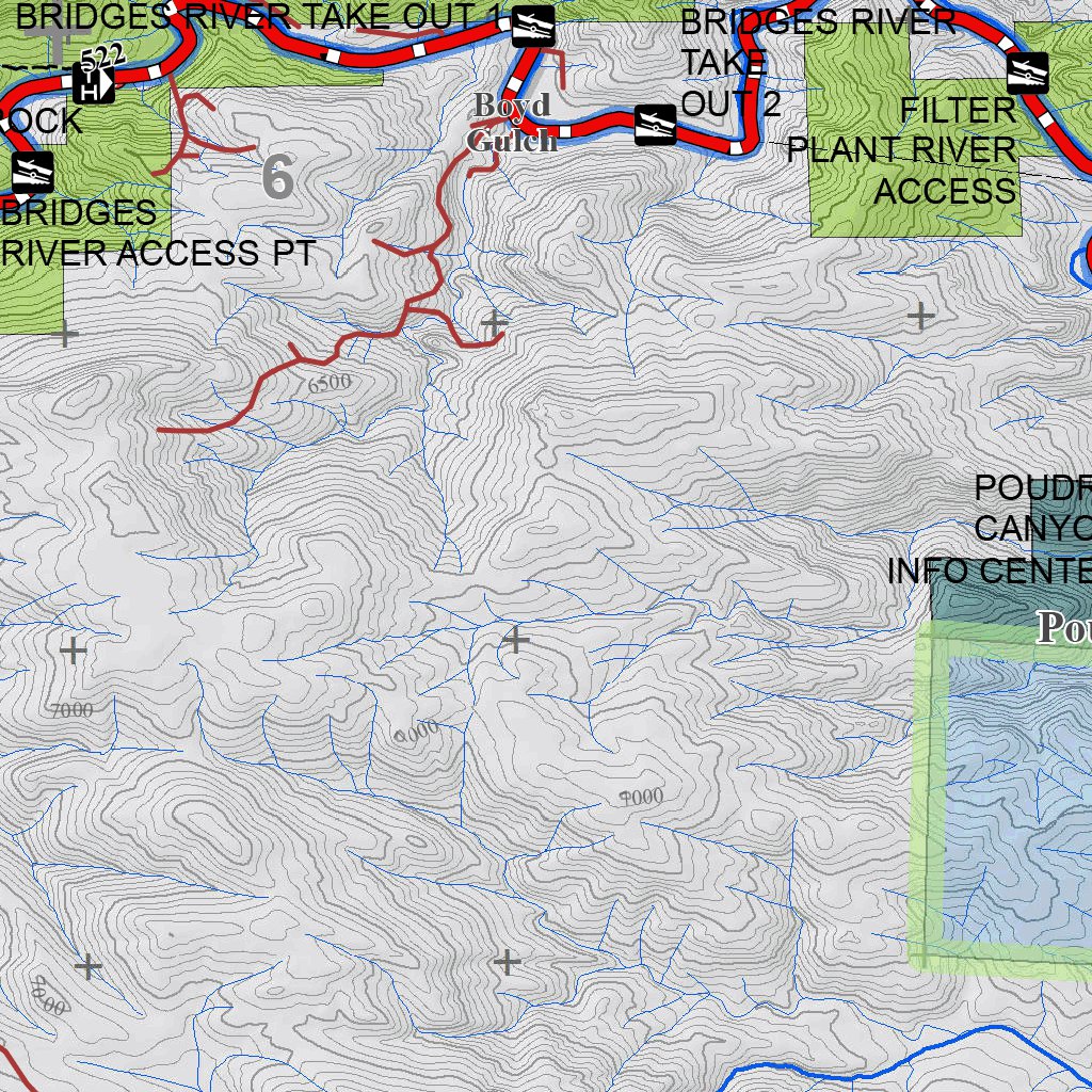 Colorado GMU 9 Topographic Hunting Map by DIY Hunting Maps | Avenza Maps