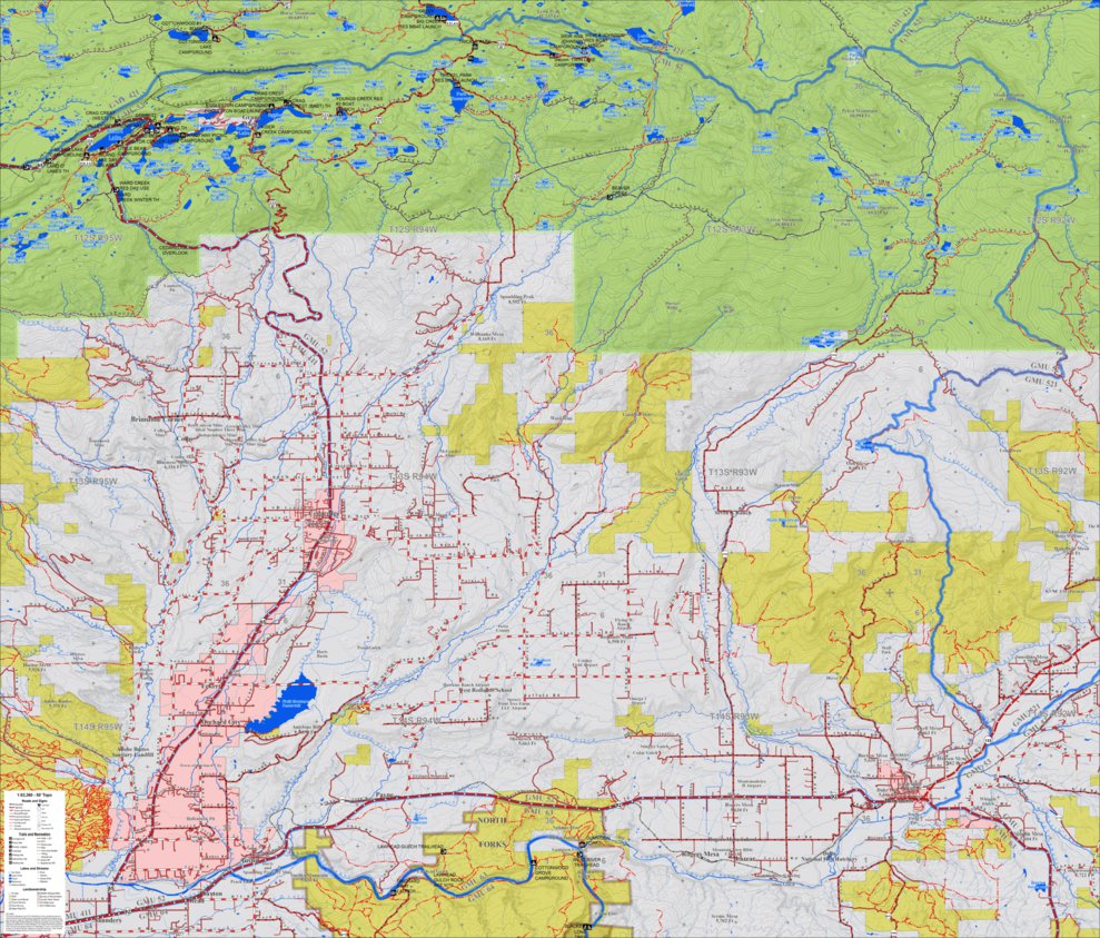 Colorado GMU 52 Topographic Hunting Map by DIY Hunting Maps | Avenza Maps