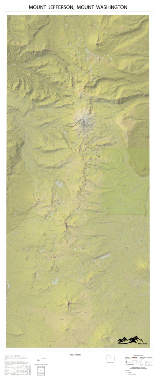 Mount Jefferson, Mount Washington Map by AMG Maps | Avenza Maps