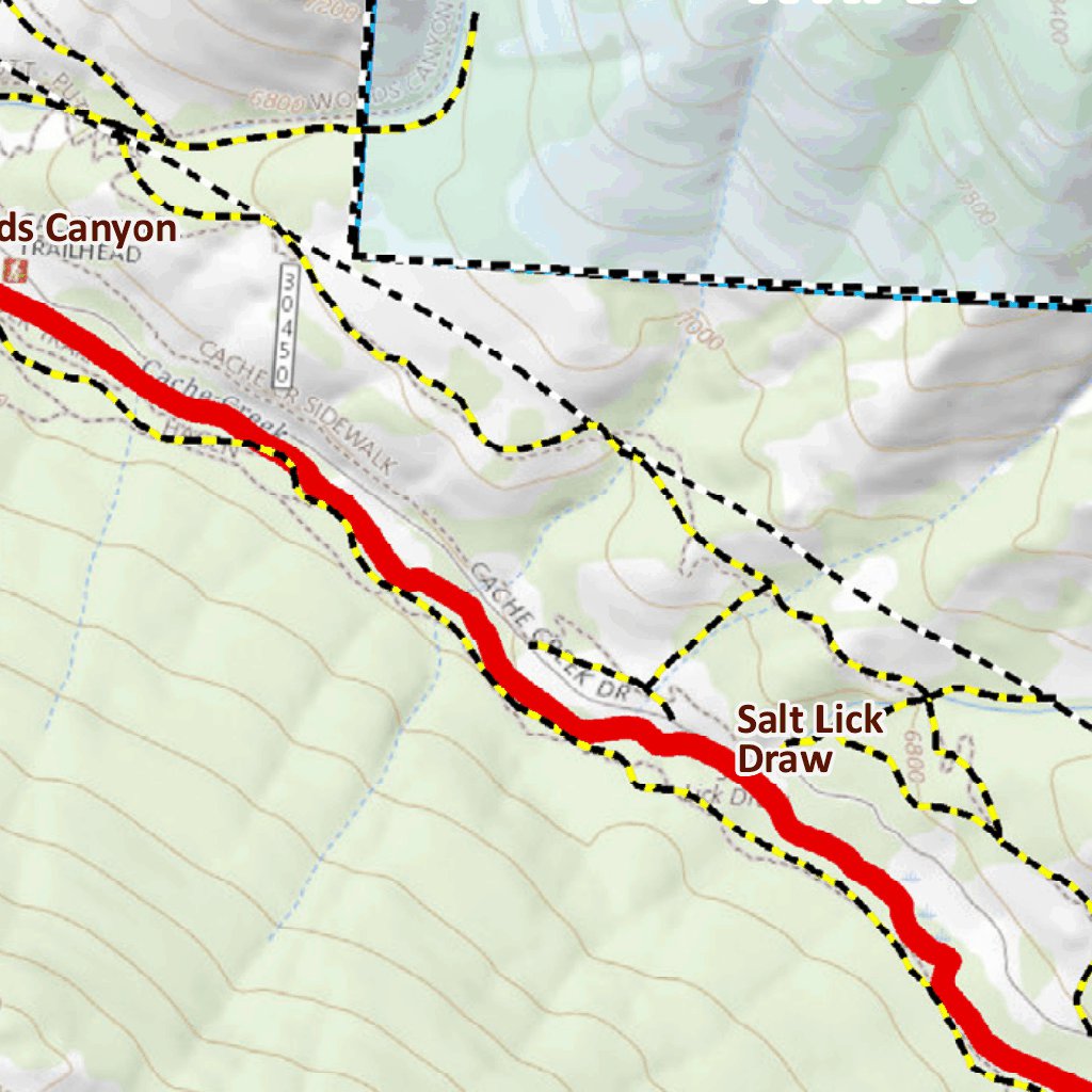 Wyoming Elk Unit 80 Map by Game Planner Maps | Avenza Maps