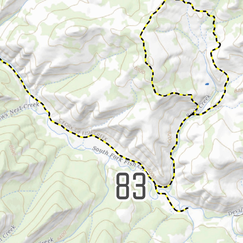 Wyoming Elk Unit 68 Map by Game Planner Maps | Avenza Maps