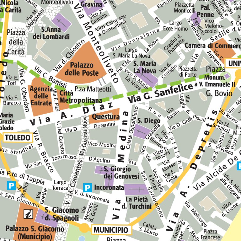 NAPOLI city Map by Geo4map | Avenza Maps