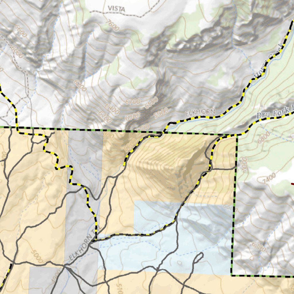Wyoming Elk Unit 40 Map by Game Planner Maps | Avenza Maps