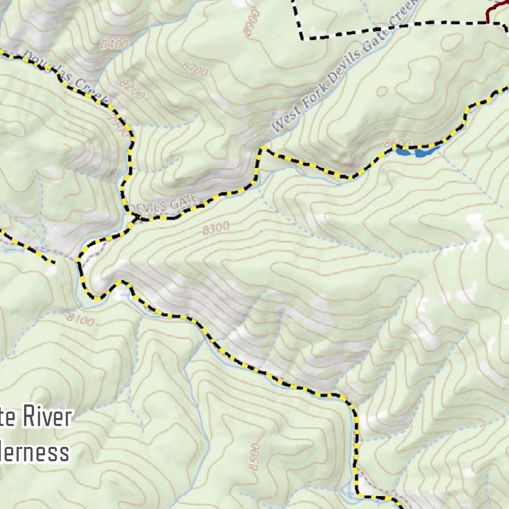 Wyoming Elk Unit 110 Map by Game Planner Maps | Avenza Maps