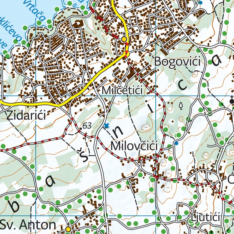 Malinska Hike Map by GeoPRO jdoo | Avenza Maps