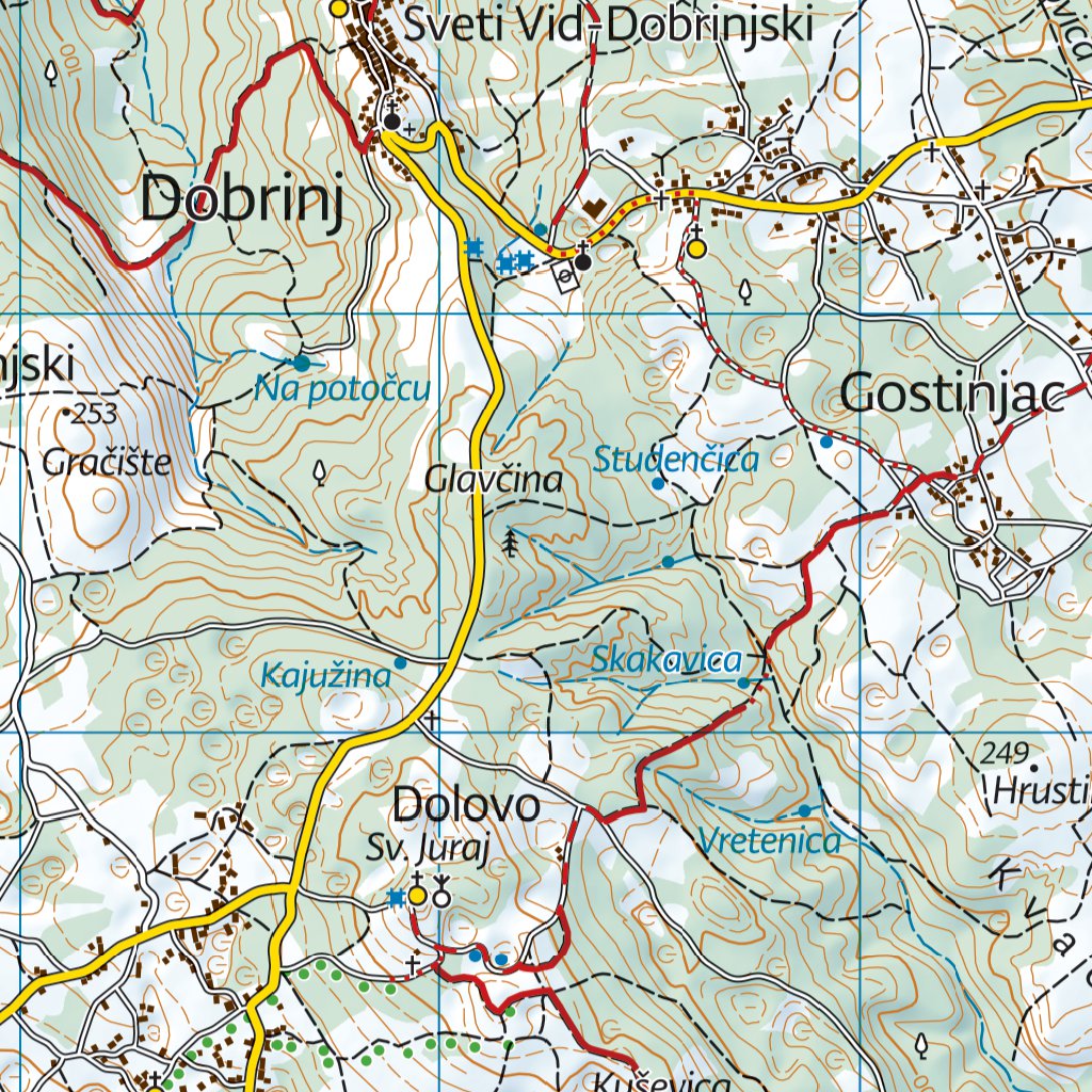 Otok Krk Sjever Map by GeoPRO jdoo | Avenza Maps