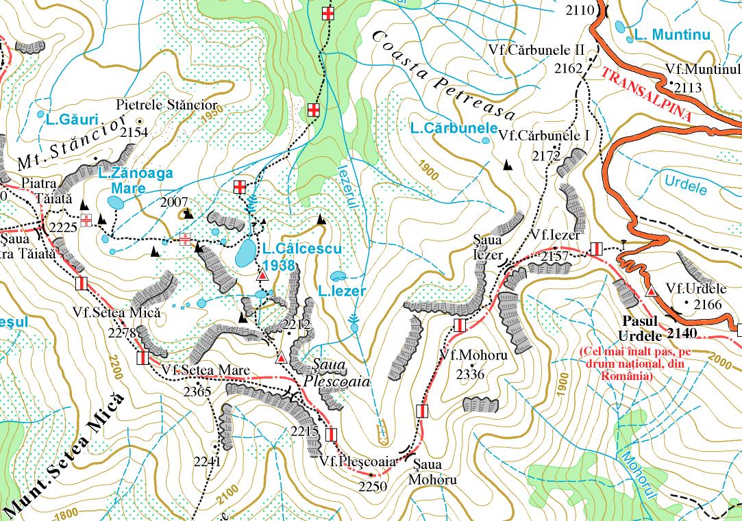 MUNŢII PARÂNG (Paring-hegység) Map by SUNCART & ERFATUR | Avenza Maps
