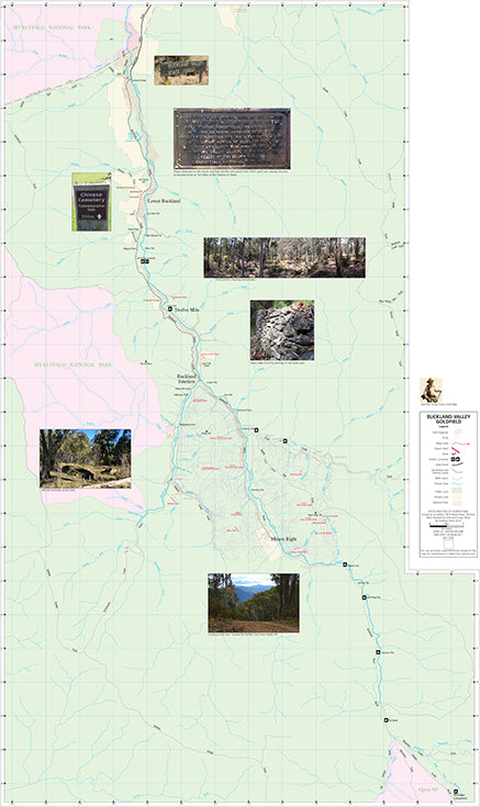 Buckland Valley Goldfield Map by Doug Stone GOLD MAPS | Avenza Maps