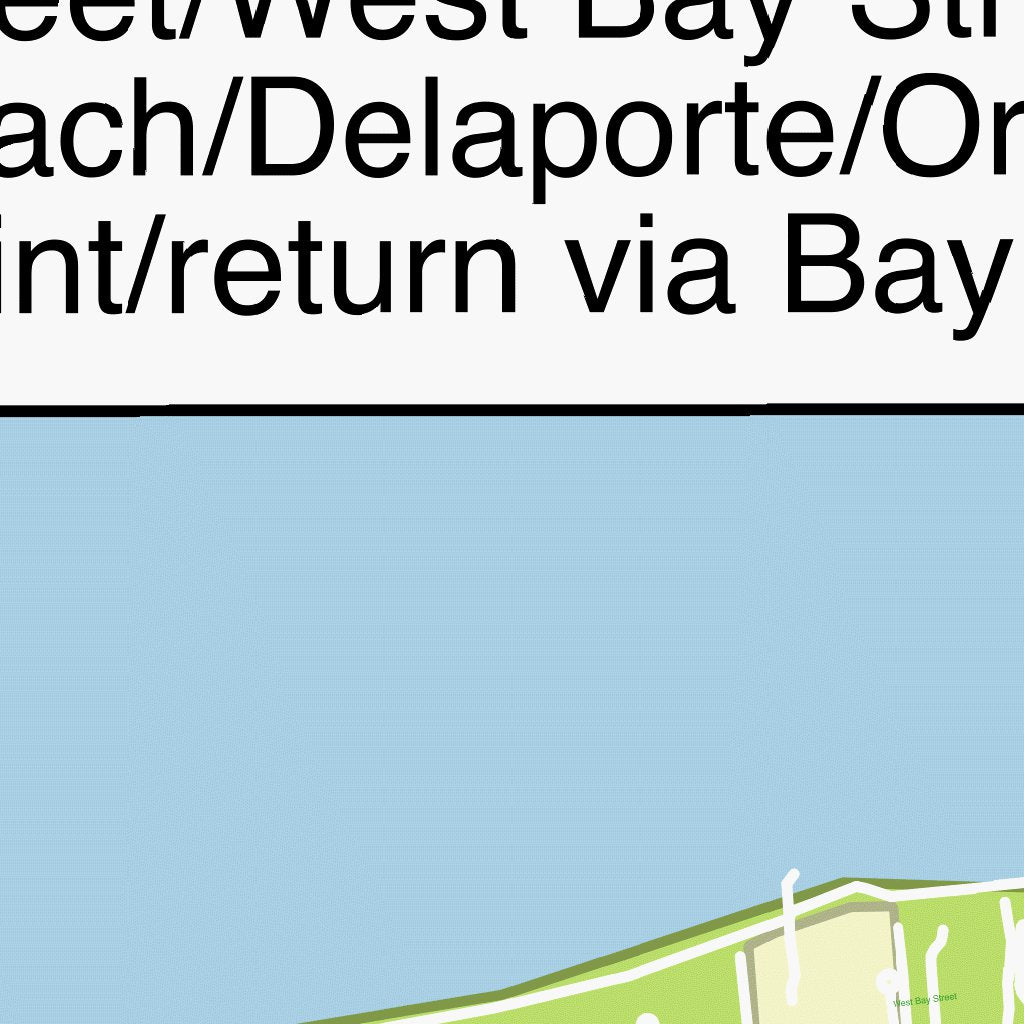 New Providence, Bahamas - Bus Route 10 Map by Bahama Atlas | Avenza Maps