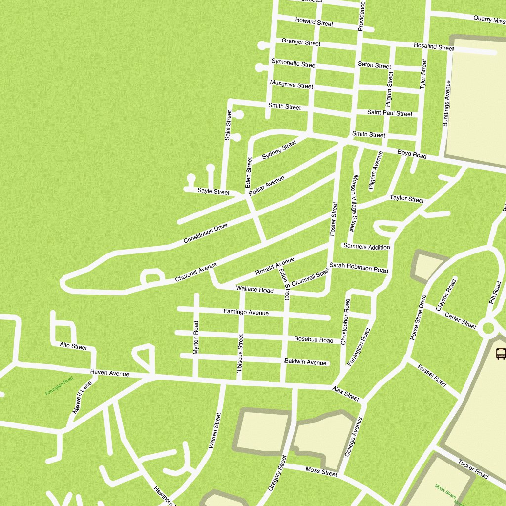 New Providence, Bahamas - Bus Route 10 Map by Bahama Atlas | Avenza Maps