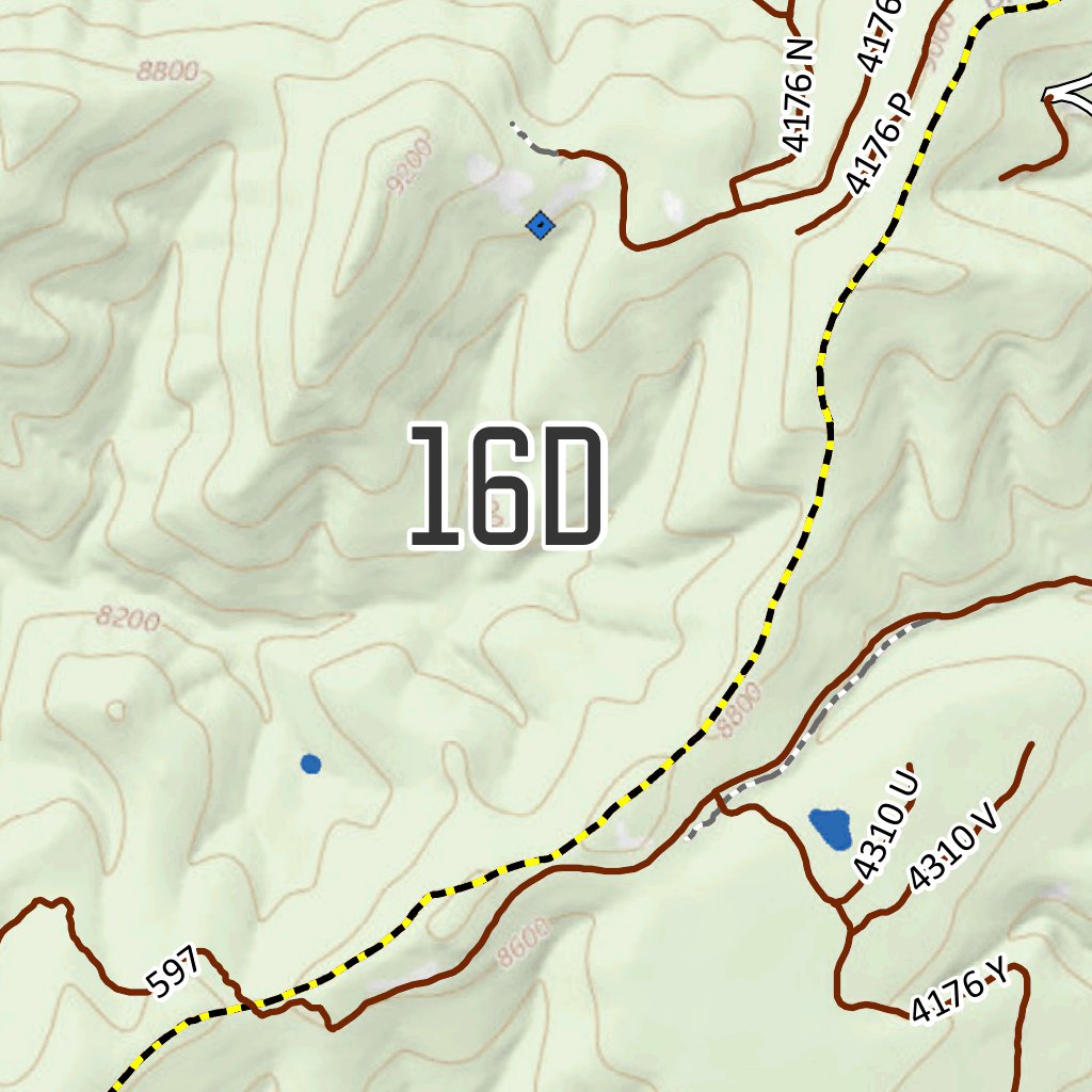 New Mexico Unit 16D Map by Game Planner Maps | Avenza Maps