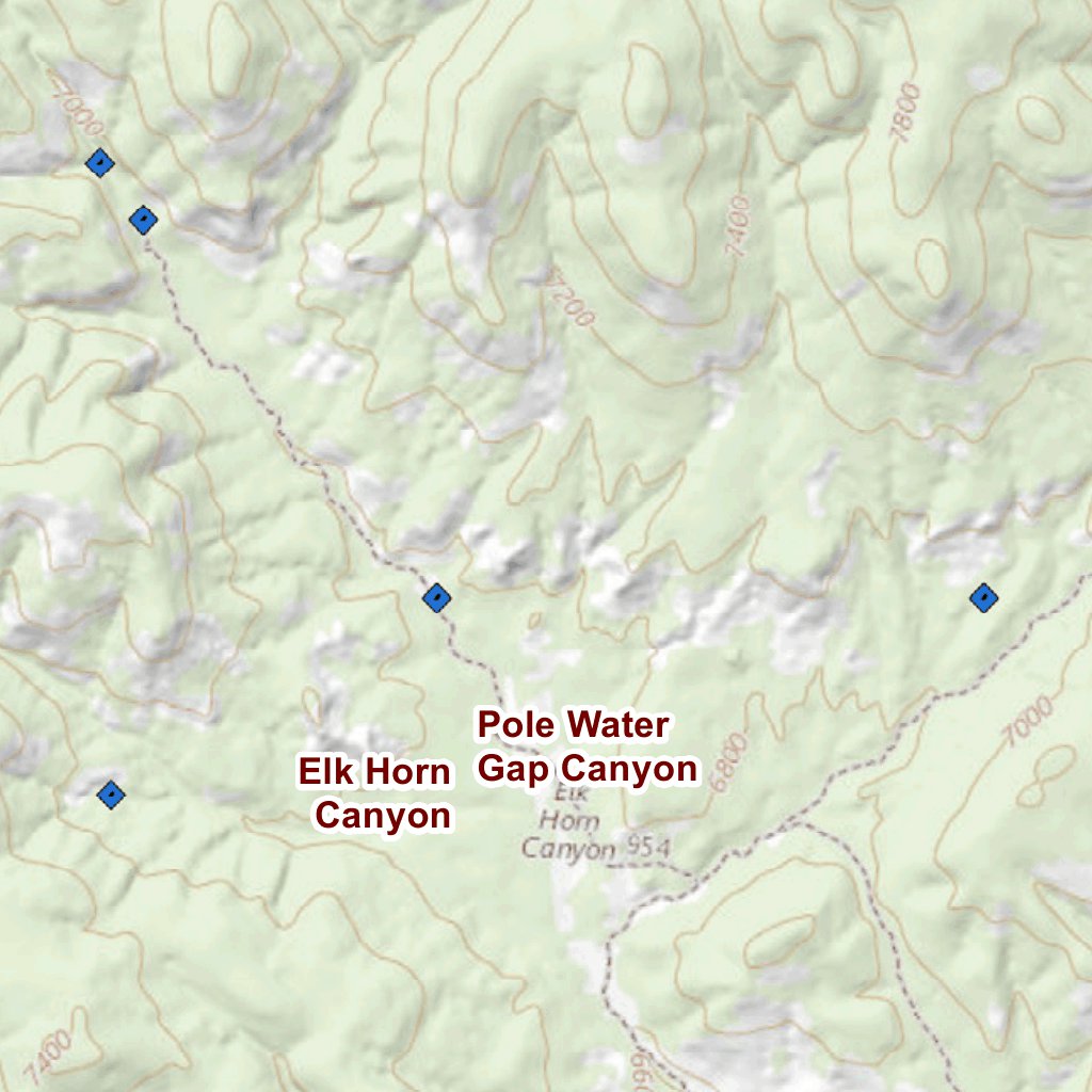 New Mexico Unit 16D Map by Game Planner Maps | Avenza Maps