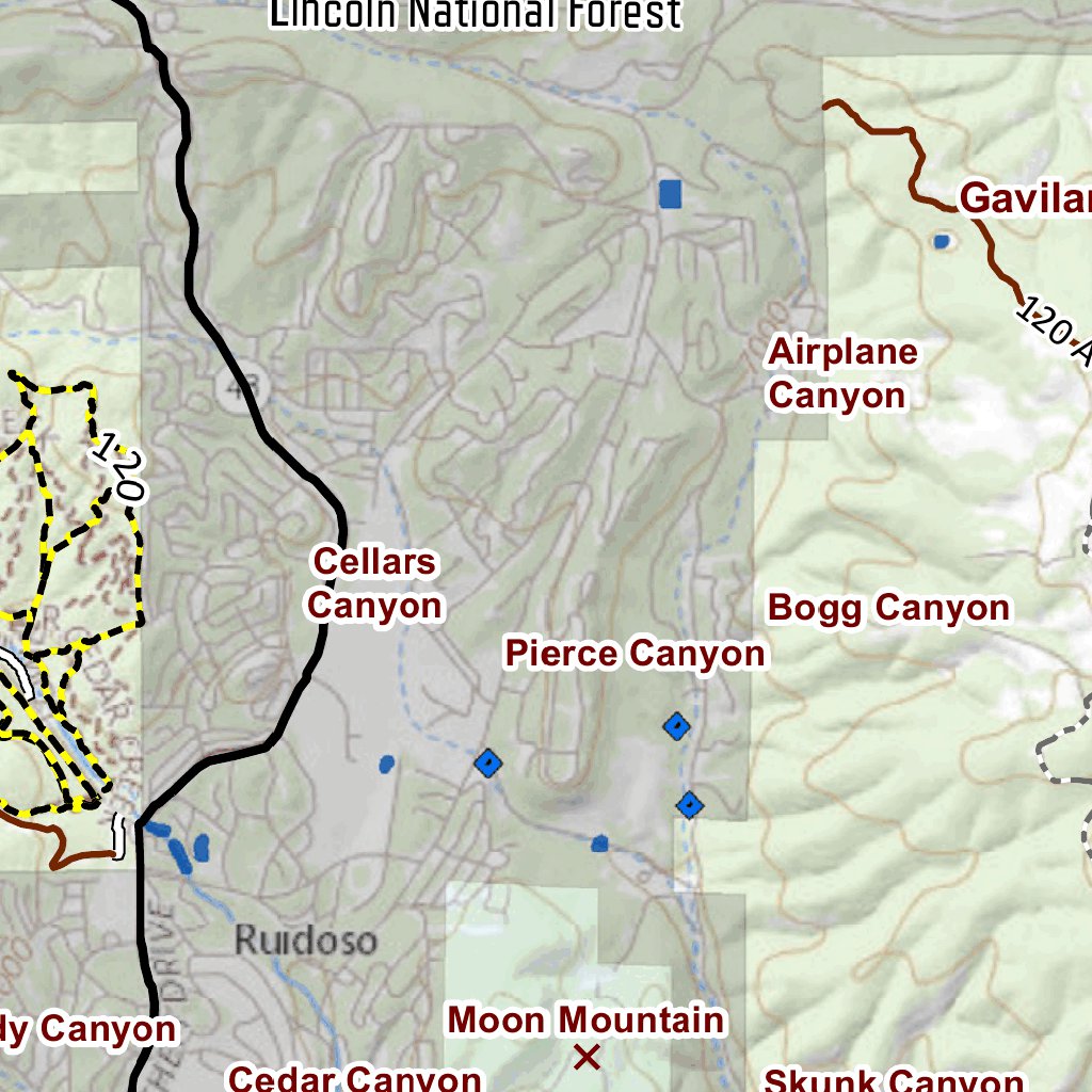 New Mexico Unit 36 Map by Game Planner Maps | Avenza Maps