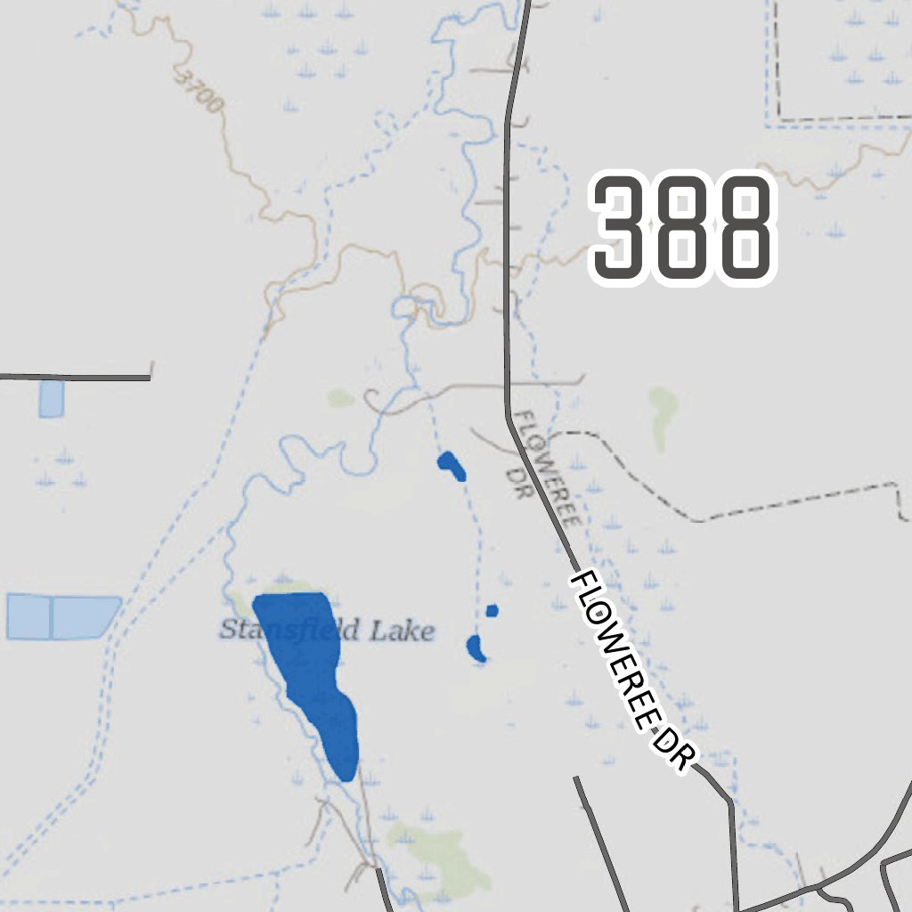Montana Hunting Unit 388 Map by Game Planner Maps | Avenza Maps