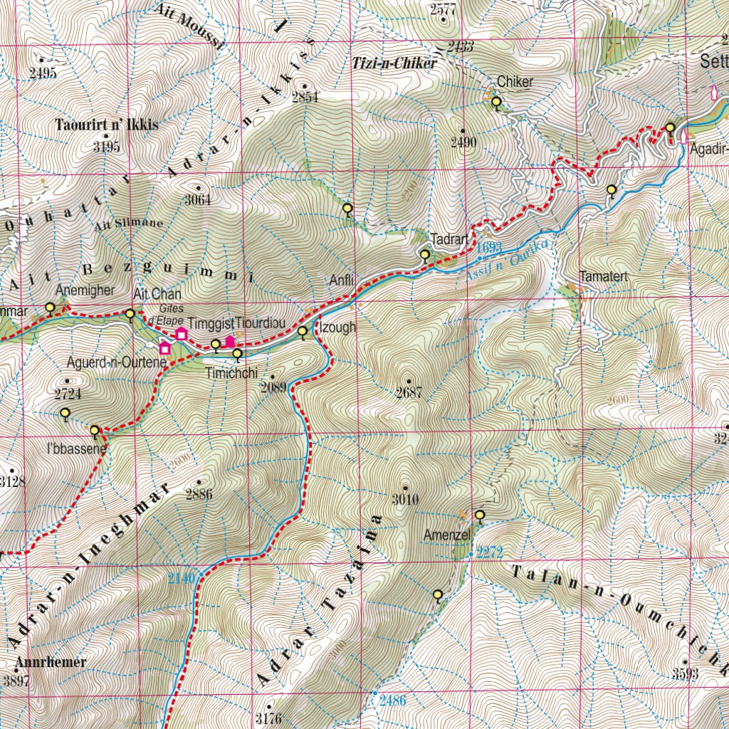 Atlas Mountains 1:100 000 Map by terraQuest | Avenza Maps