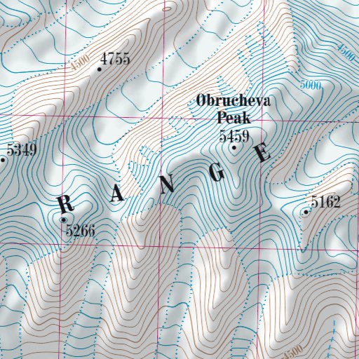 Lenin Peak 1:100 000 Map by terraQuest | Avenza Maps