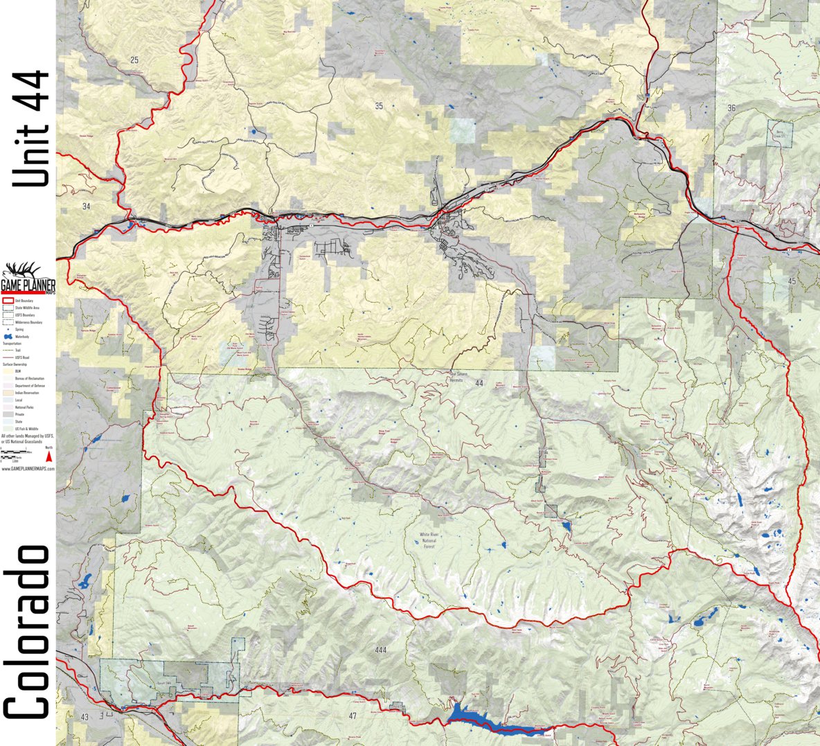 Colorado Unit 44 Map by Game Planner Maps | Avenza Maps