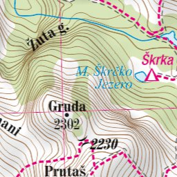 Durmitor 1:60 000 Map by terraQuest | Avenza Maps