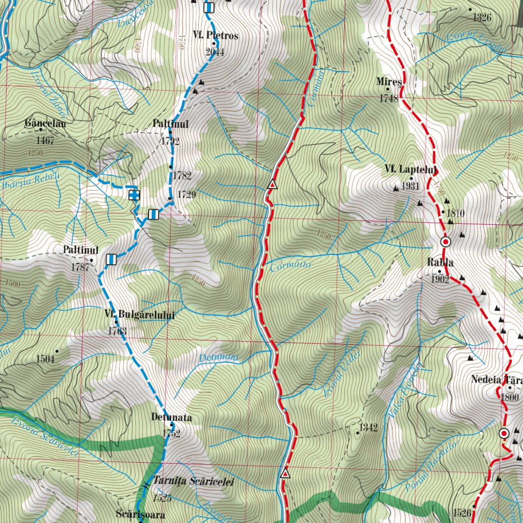 Rodna Mountains 1:75 000 Map by terraQuest | Avenza Maps