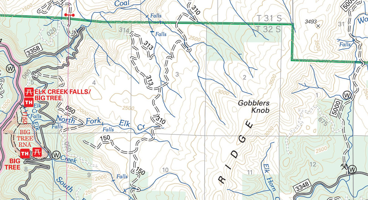 Powers and Gold Beach Ranger Districts Map Bundle by US Forest Service ...