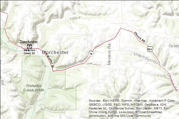 Driftless Area Bikepacking Tour Map by Crossover Ventures LLC | Avenza Maps