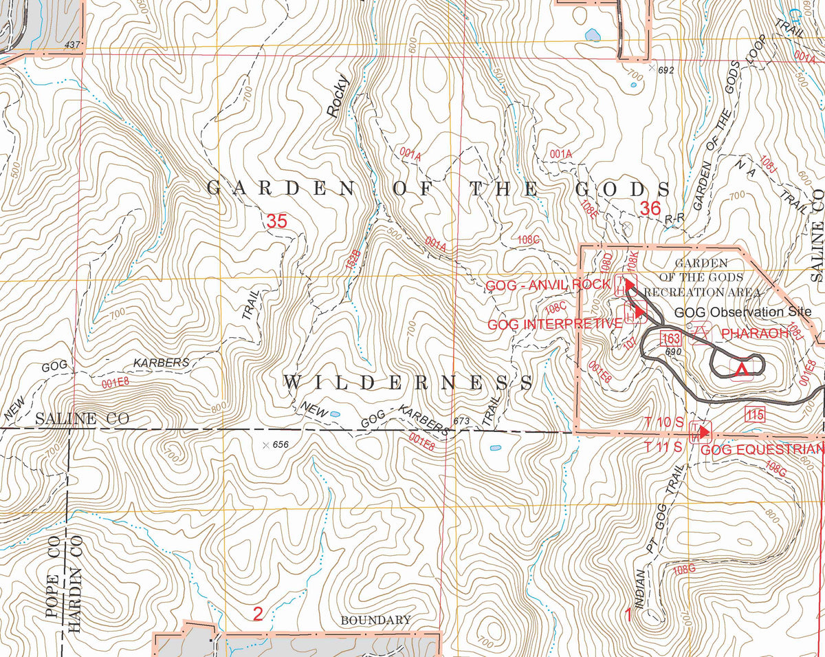 Shawnee National Forest Bundle Map by The Shawnee Associate | Avenza Maps