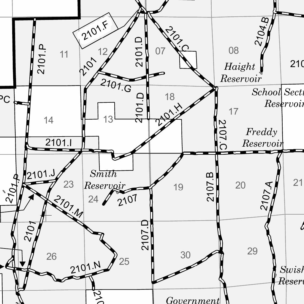 Comanche National Grassland (West Half) - MVUM Map by US Forest Service ...