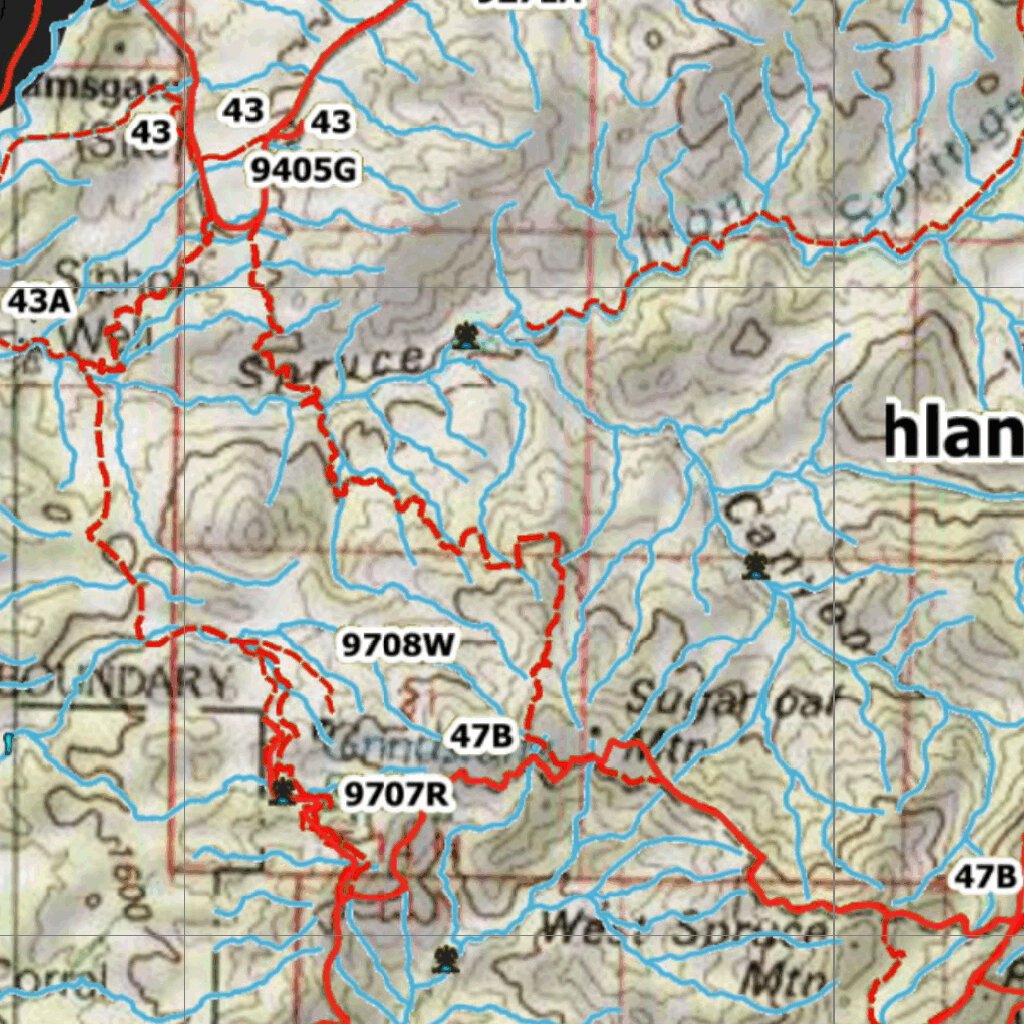 HuntData Arizona Elk Hunt Unit 17B Game Concentration Map by HuntData ...