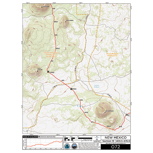 CDT Map Set - New Mexico Sections 16-20 - NM Highway 12 to Grants by ...