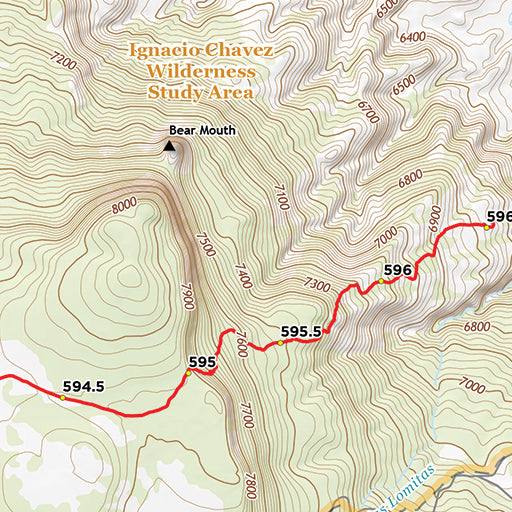 CDT Map Set - New Mexico by Continental Divide Trail Coalition | Avenza ...