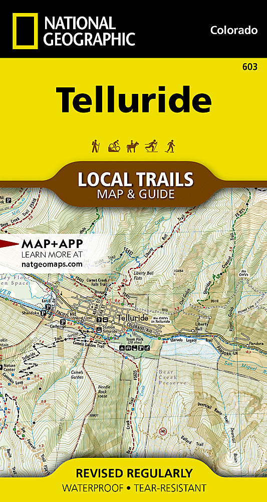603 :: Telluride [Local Trails] Map by National Geographic | Avenza Maps