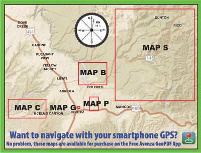 Mountain Bike Trail Maps for Southwest Colorado, Cortez, Dolores ...