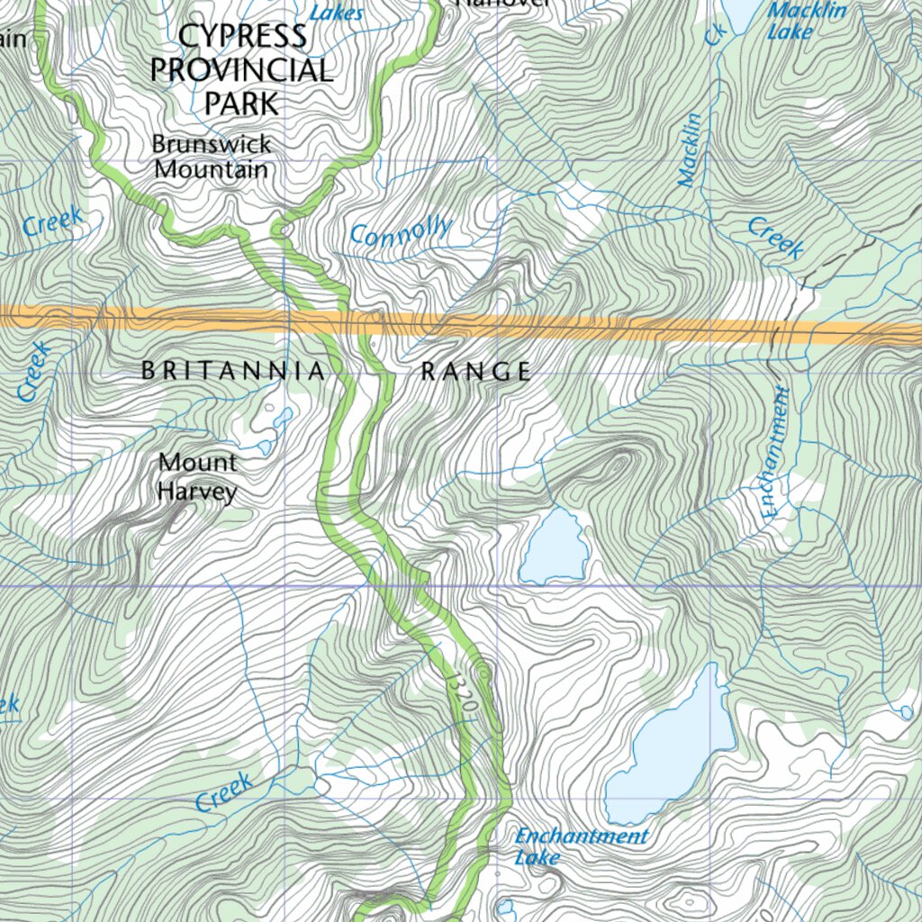 Squamish Area Topo Map by Paul Johnson - Offline Maps | Avenza Maps