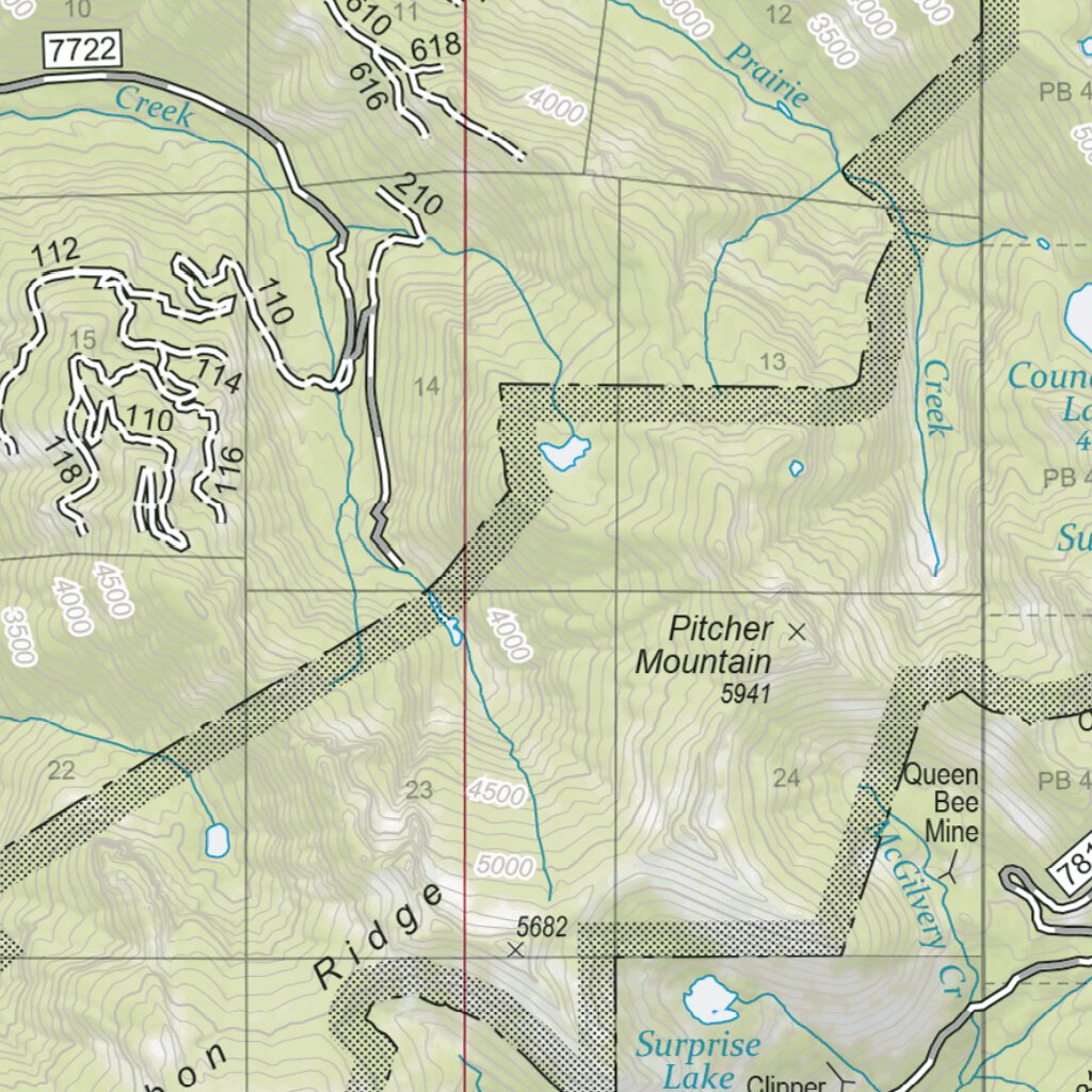 Clearwater Wilderness Map by US Forest Service R6 Pacific Northwest ...