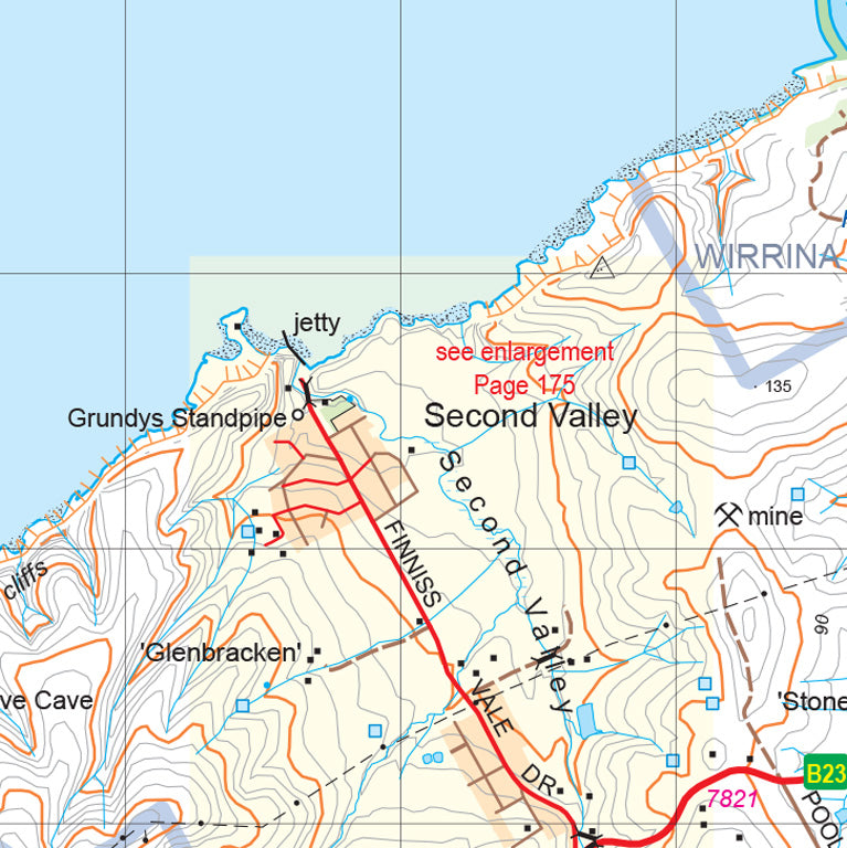 Mount Lofty Ranges Map 93B & 93A by Mapland - Department for ...