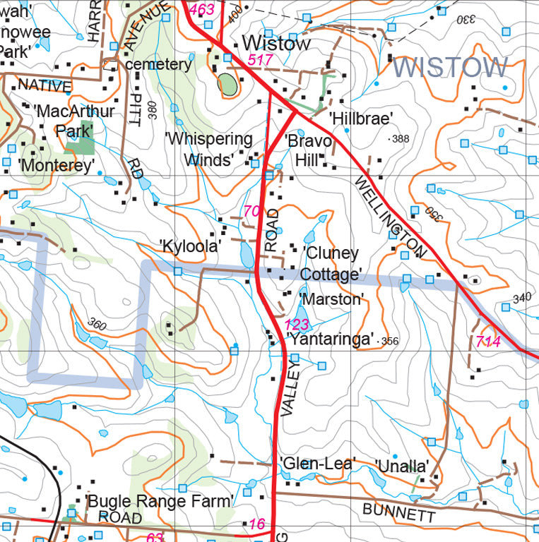 Mount Lofty Ranges Map 121D by Mapland - Department for Environment and ...