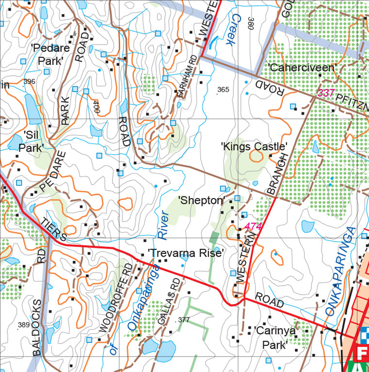 Mount Lofty Ranges Map 149B by Mapland - Department for Environment and ...