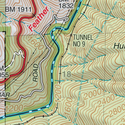 Pulga Map by US Forest Service R5 | Avenza Maps