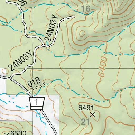 Dixie Mountain Map by US Forest Service R5 | Avenza Maps