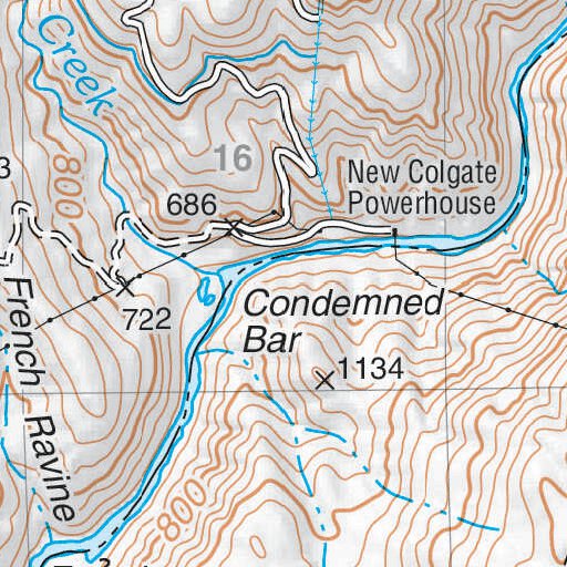 French Corral Map by US Forest Service R5 | Avenza Maps