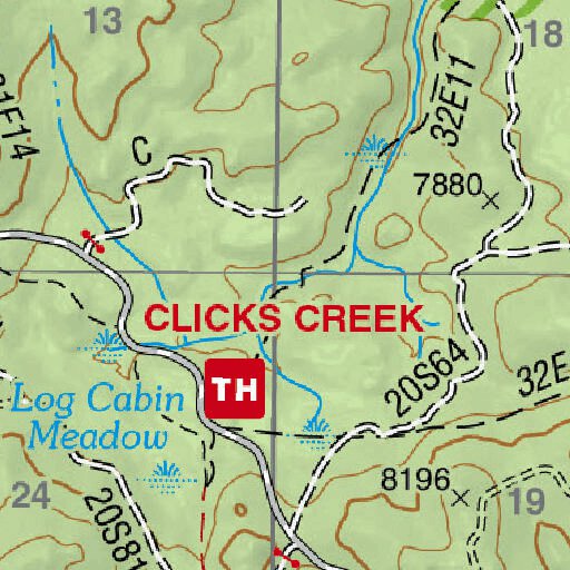 Camp Nelson Map by US Forest Service R5 | Avenza Maps
