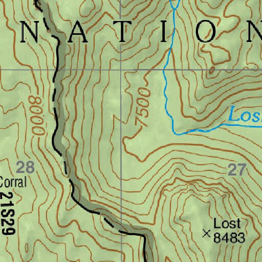 Crag Peak Map by US Forest Service R5 | Avenza Maps